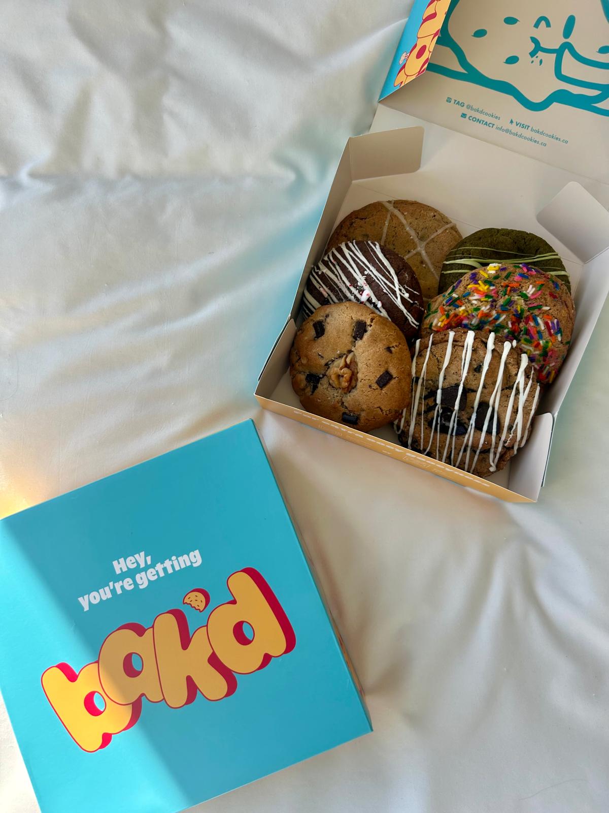 Signature Cookie Box (6 Cookies) – Best Cookies in Vancouver | BAK'D ...